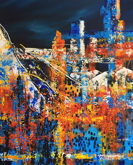 Fine Art | Vibrant Oil & Chalk Paintings | Arty Farky | United Kingdom