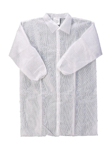 Cleanroom lab coats, VWR Basic, SPP, disposable, pk of 25 | lsscientific