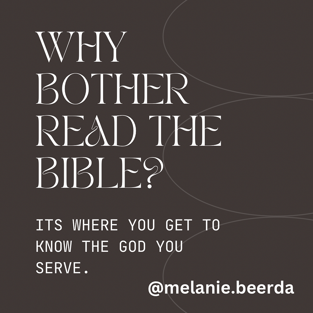 Why bother read the Bible