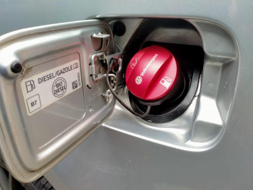 VW Fuel Cap Cover T5 T6 T6.1 Caddy MK3 MK4 - Red | Lloyds Auto Tech