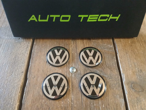 VW Compatible Wheel center badges 60mm | Lloyds Auto Tech