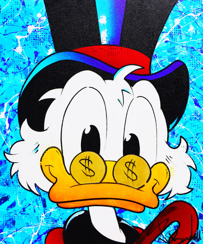 Peinture Picsou Magazine Pop Art Coloré Design : Picsou Geant - Tableau ...