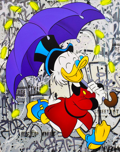 UNCLE SCROOGE MONEY RAIN - PICSOU ARTWORK | VINCENT BARDOU