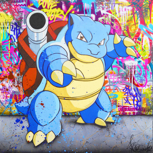 BLASTOISE PAINTING - BLASTOISE ART - POKEMON PAINTING | VINCENT BARDOU ...