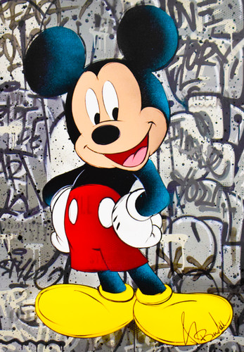 MICKEY MOUSE GRAFFITI - MICKEY MOUSE STREET ART | VINCENT BARDOU
