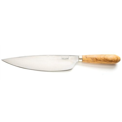 Rounded kitchen knife 21cm with olivewood handle | Pallares Solsona