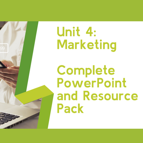 Unit 4 Bundle: PowerPoints and Resource Pack | Down to Business