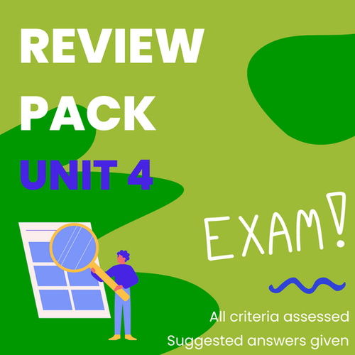 Unit 4 Review Pack | Down to Business