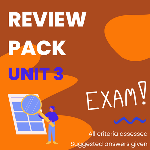 Unit 3 Review Pack | Down to Business