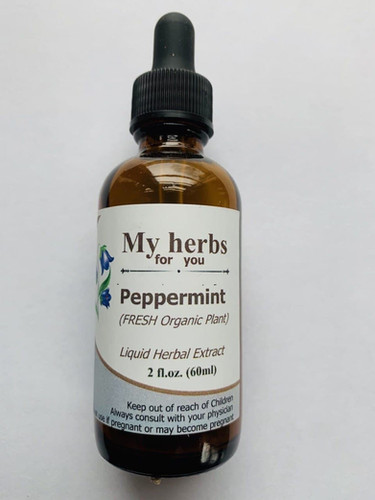 PEPPERMINT Tincture, Organic | Myherbsforyou