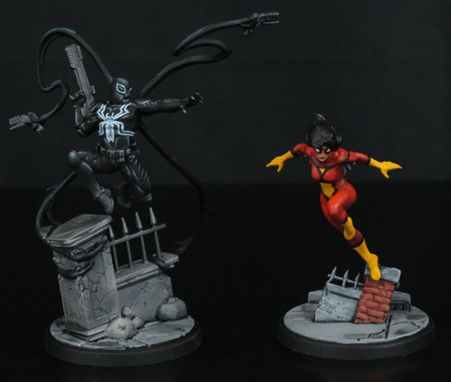 MARVEL: CRISIS PROTOCOL - AGENT VENOM & SPIDER-WOMAN | CB3s Studio & Gaming