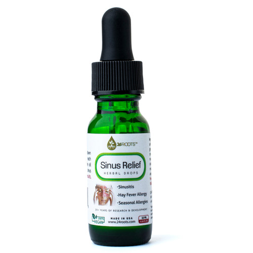 Sinus Drops - Sinus Pain Relief Herbal Drops - 24 Roots