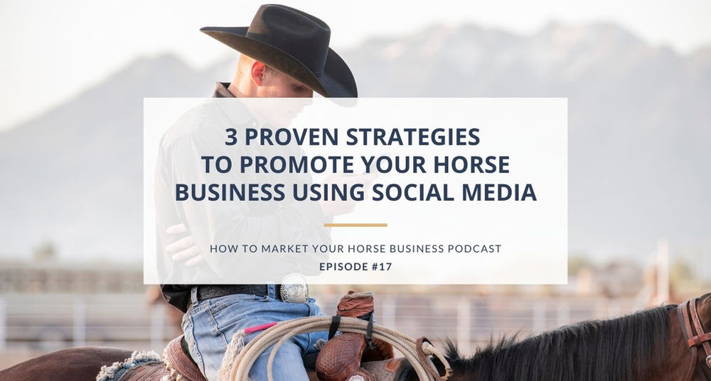 3 Proven Strategies to Promote Your Horse Business Using Social Media