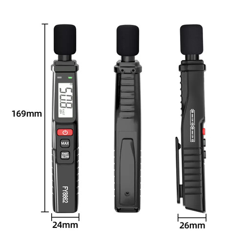Digital Sound Level Meter | Decibel Noise Meter 30–130 dB (A-Weighted ...