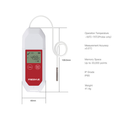 Temperature Data Logger With Probe - ZLOGPro-50T | Prosense