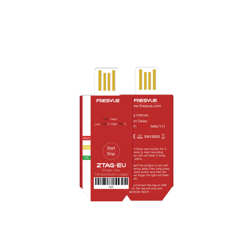 Single-use Temperature datalogger (without screen and USB) | Prosense