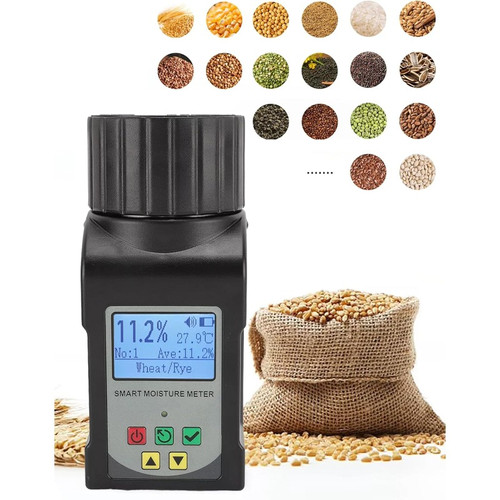 Smart Digital Grain Moisture Meter – Multi-Grain Humidity Tester for 25 ...