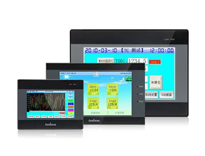 3.5" Compact Industrial HMI Touch Panel – RS232, RS485, USB, Ethernet ...