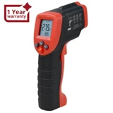 Non-Contact Infrared Thermometer with Adjustable Emissivity & Laser ...