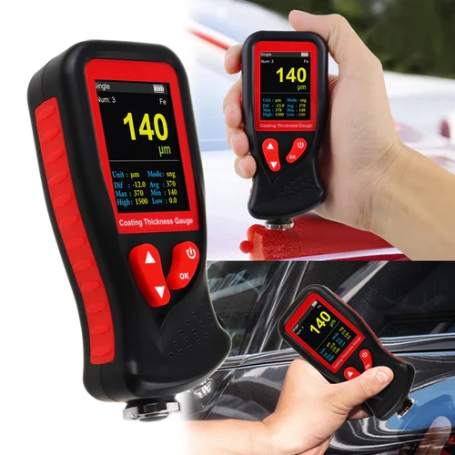 Colour-Screen Coating Thickness Gauge Dual Substrate, Rechargeable ...