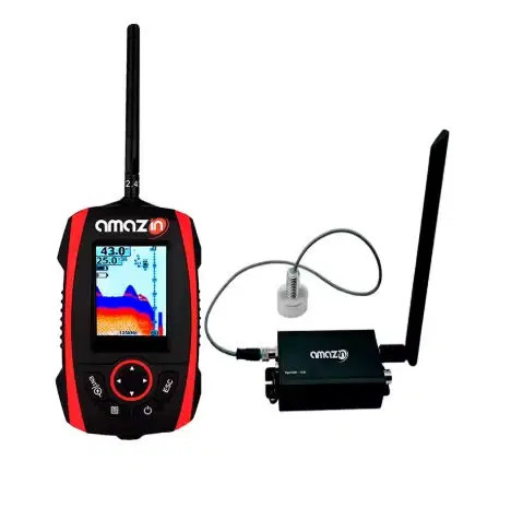 Boat-Mountable Fish Finder – 300m Sonar Range with Real-Time Imaging ...