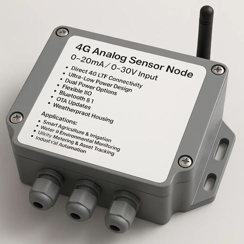 4G Analog Sensor Node (0–20mA / 0–30V) | ProSense Remote IoT Monitoring ...