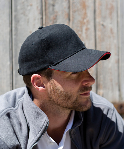 Heavy Cotton Cap with Sandwich Peak, Pro-style Ralawise Cap - RC25P ...