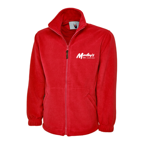 Fleece Jackets with Logo Embroidery - Morley’s Chicken Uniforms | Tops ...