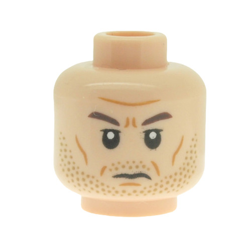 LEGO® Minifigure Head Beard Stubble | Pickle Bricks