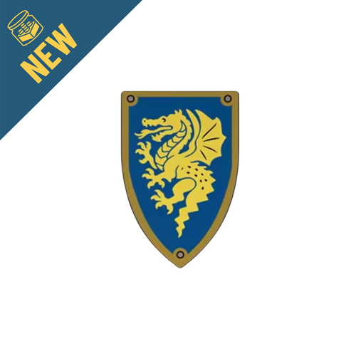 Classic Dragon Heater Shield | Pickle Bricks