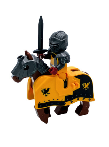 Raven Knights Horse Barding | Pickle Bricks