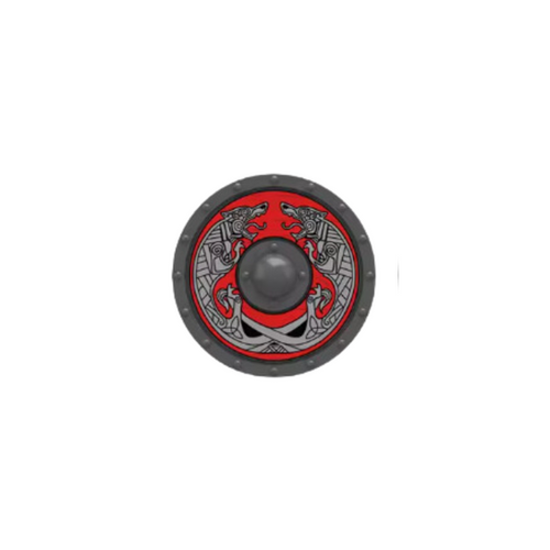Viking Wolf Shield | Pickle Bricks