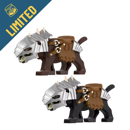 Wolfpack Beast Armor Bundle Silver | Pickle Bricks