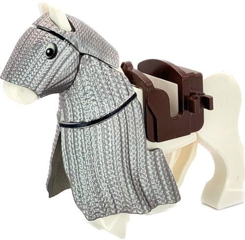 Chainmail Half Barding | Pickle Bricks