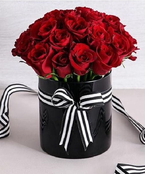 Red Roses Box Arrangement | OnTime Flowers