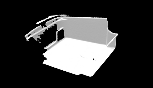 350Z glove box 3D scan | OpenTop