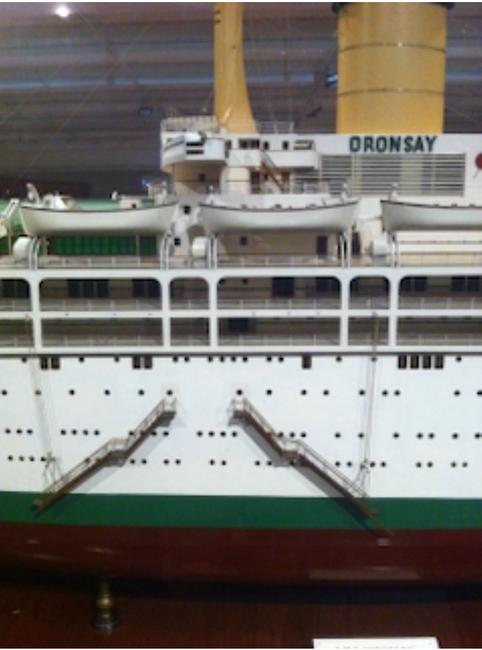 SS Oronsay -Man Overboard