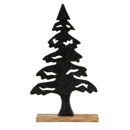 The Noel Collection Large Cast Tree Black Ornament | Emma Louise Interior