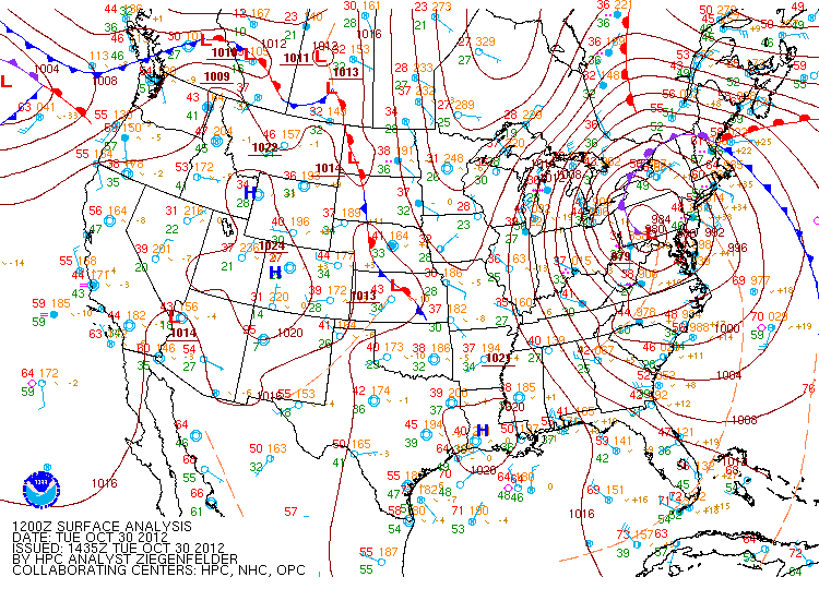 The Great Appalachian Storm (1950) and Post-tropical Hurricane Sandy ...
