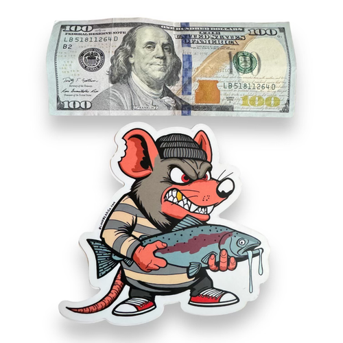 RIVER RAT STICKER! | Bloop bead co.