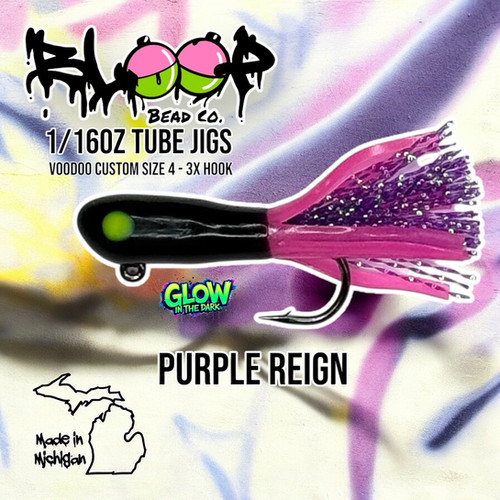 PURPLE REIGN (GLOW) | Bloop bead co.