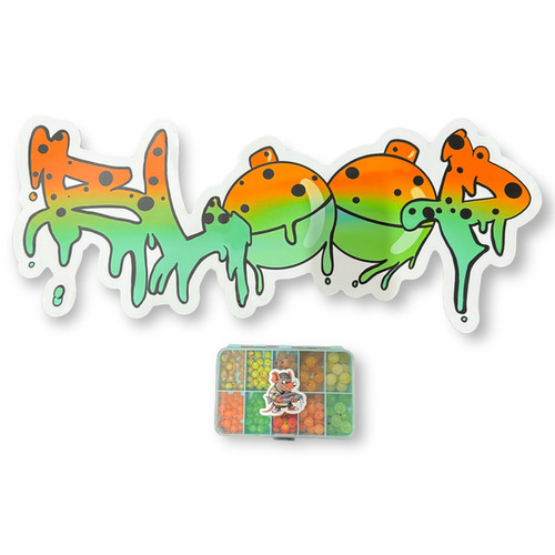 BLOOP drippy #4 Big Sticker | Bloop bead co.