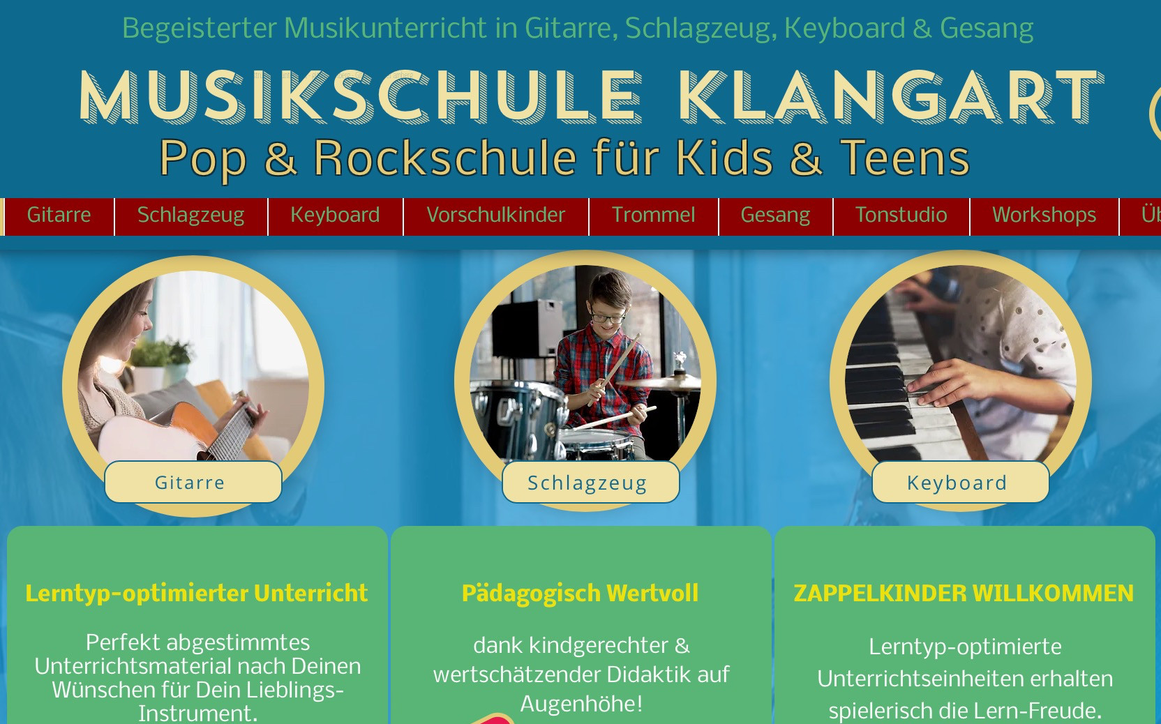 Instrumentalunterricht Amberg: Gitarrenlehrer, Schlagzeuglehrer ...