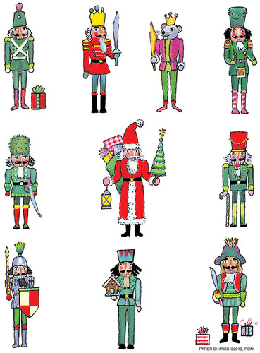 RS485 Nutcracker Dolls | Paper Sharks