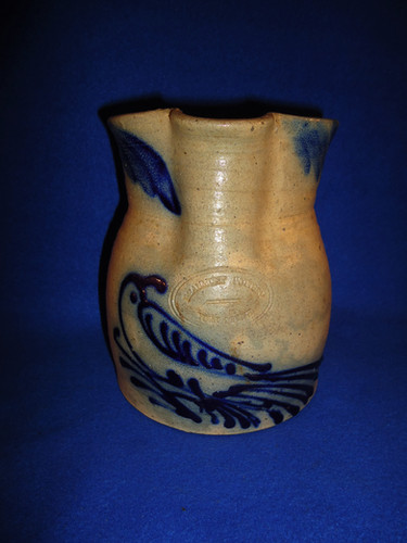 Beaumont Pottery, York, Maine Stoneware Pitcher with Bird #5049 | Doc's ...