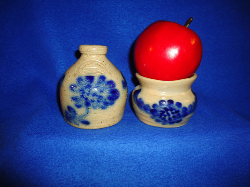 Beaumont Pottery, York, Maine Stoneware Mini Jug and Jar with ...