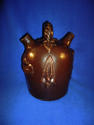 J. H. Waggoner, Beaver County, Pennsylvania Stoneware Harvest Jug ...