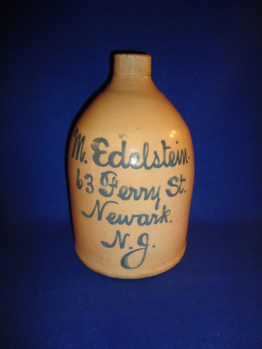 M. Edelstein, Newark, New Jersey Stoneware Jug, att. Fulper #9522 | Doc ...