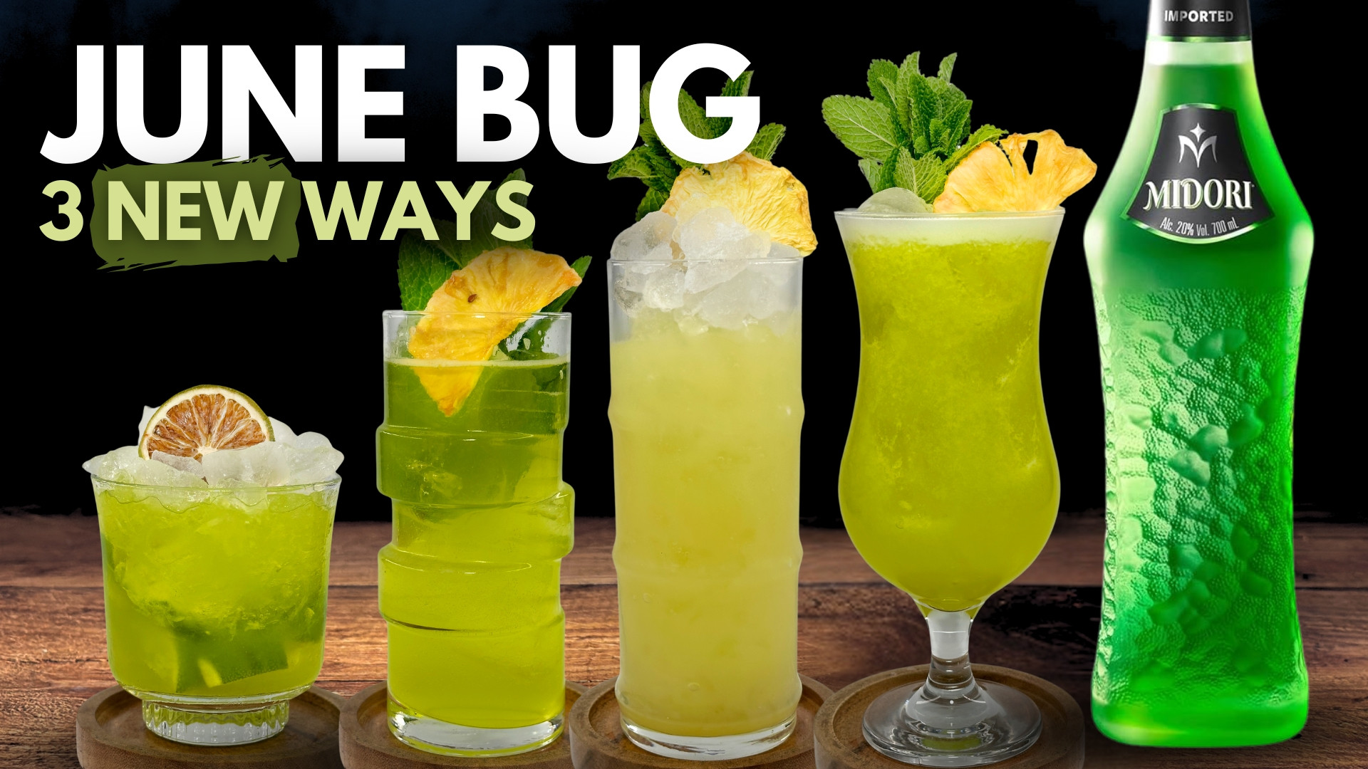 How to make the MIDORI June Bug and 3 new ways to serve it