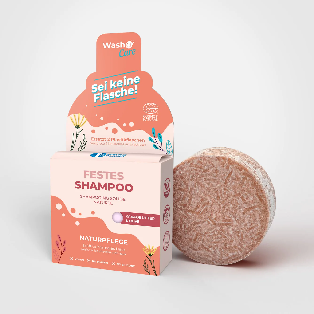 Washo Care Festes Shampoo Naturpflege | Moose Li